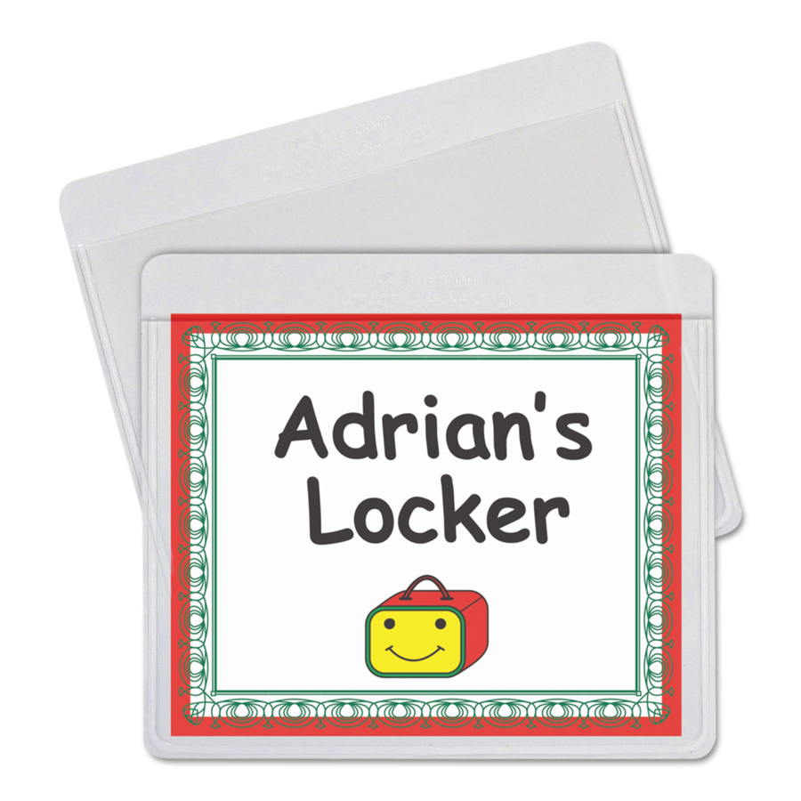 Schilling Supply | Self-Adhesive Labeling Pockets 3.75x3 25/pk